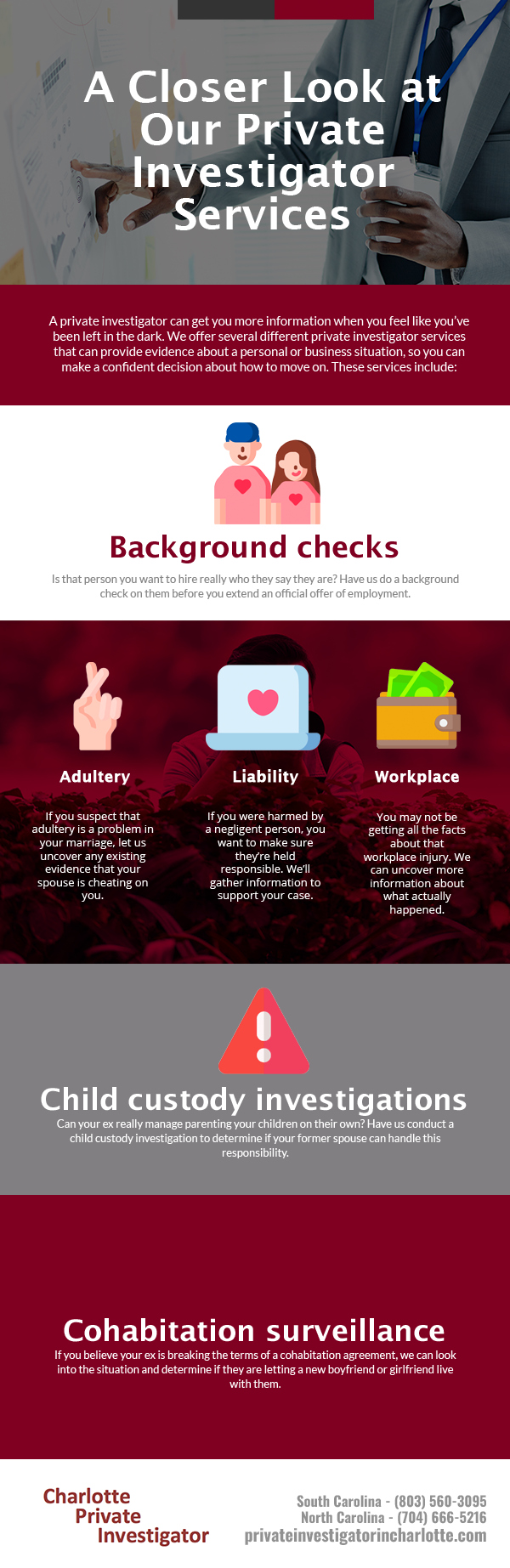 A Closer Look at Our Private Investigator Services [infographic ...